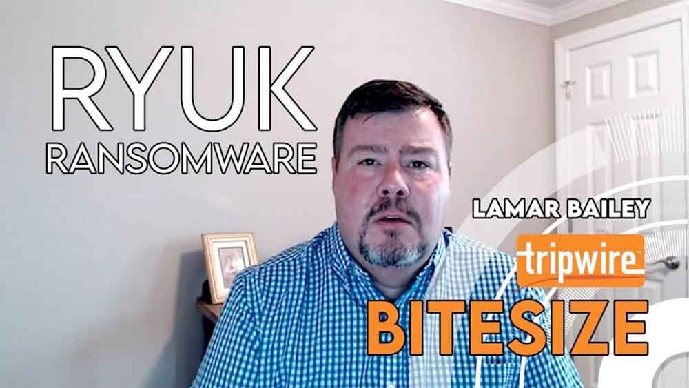 SOS Bitesize | Ransomware attacks such as Ryuk, with Lamar Bailey of ...