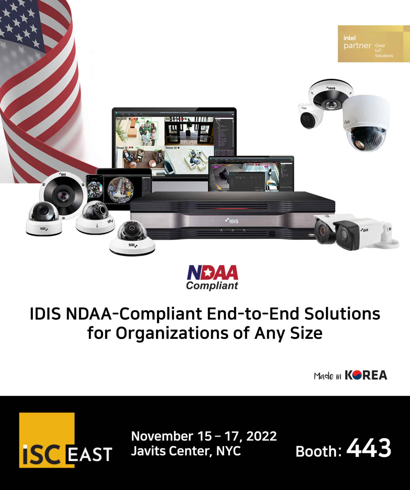 IDIS America to showcase end-to-end video solutions at ISC East 2022 ...