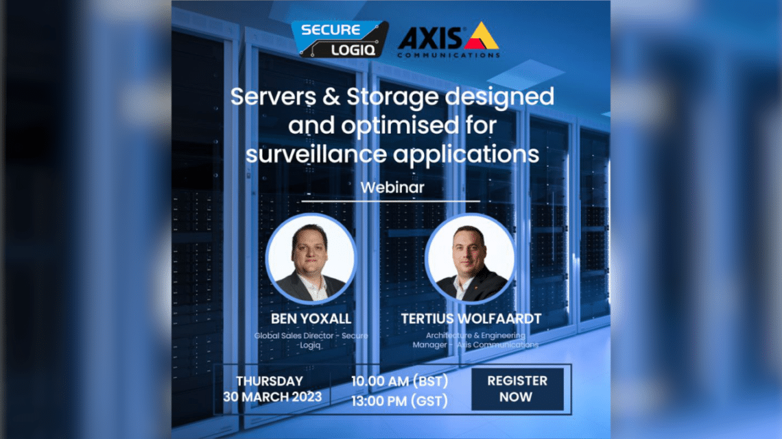 Secure Logiq and Axis Communications to host surveillance webinar - Security On Screen by The ...