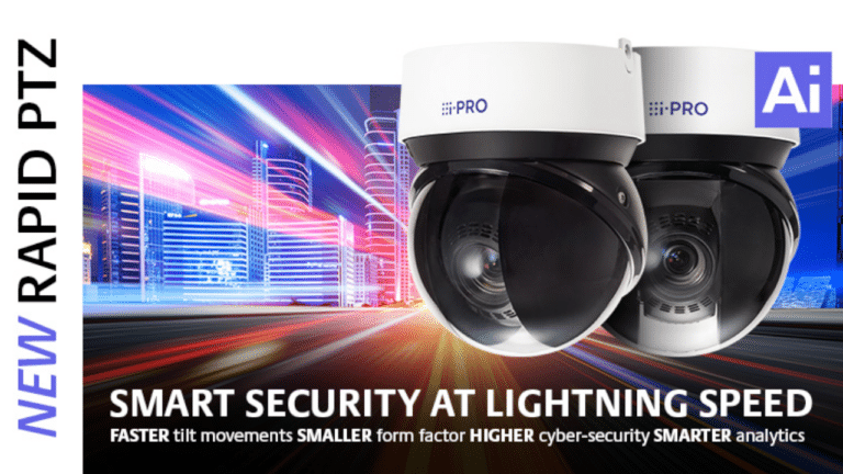 i-PRO launch new rapid PTZ Cameras with up to 4K resolution and ...