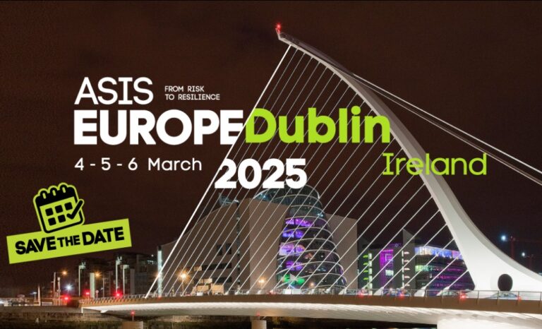 ASIS announces ASIS Europe 2025, which is sure to be an "amazing experience" - Security On ...