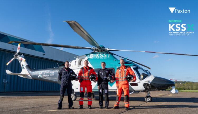 Paxton employees fundraising for Air Ambulance Charity Kent Surrey ...